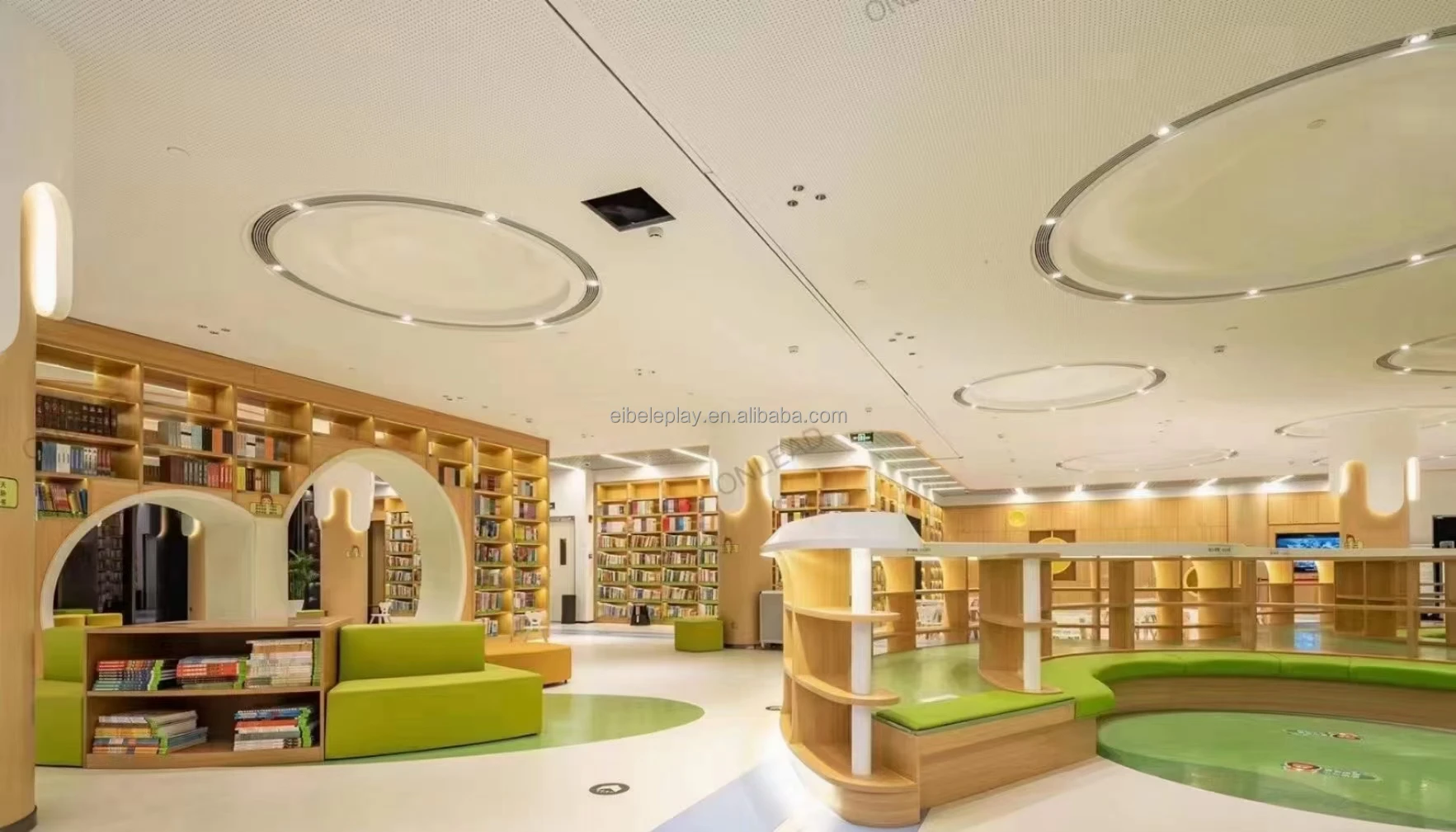 Pre School Furniture Set - Modern Library Bookshelves