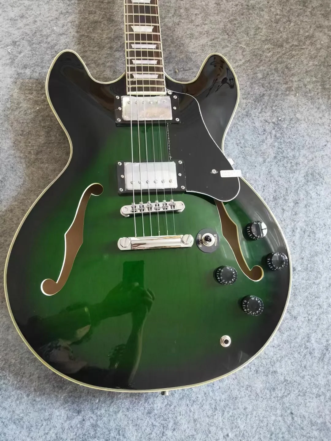 Electric Hollow Body Factory Bod Custom Guitar Jaz Signature Picks ...