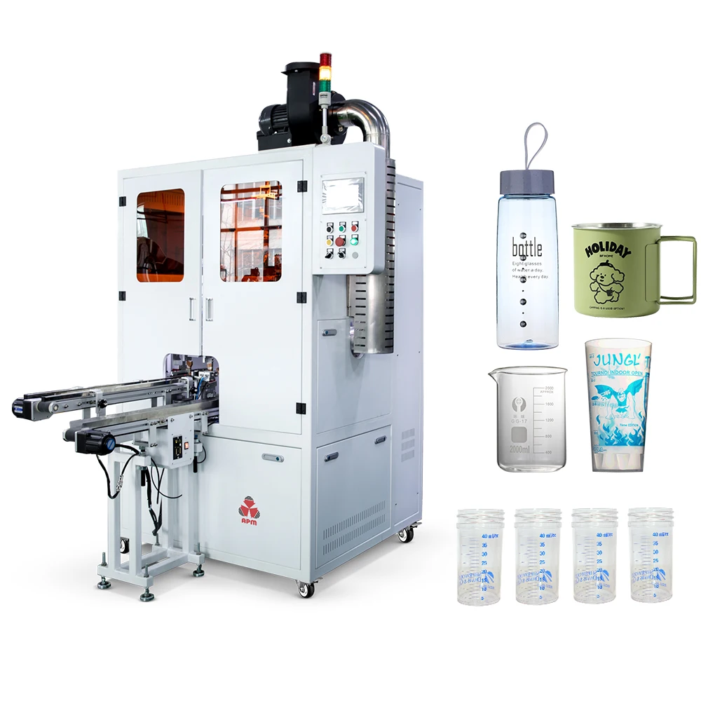 Automatic Single Color Plastic Cup Printing Machine Screen Printing ...
