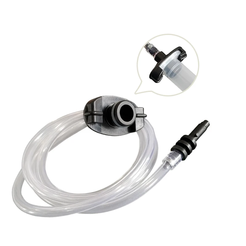 Pneumatic Syringe Barrel Back Cover Glue Syringe End Caps Metal Adapter ...