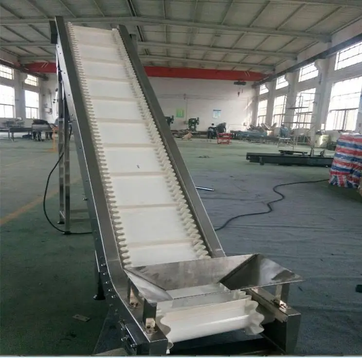 Stainless Steel Vegetable Fruit Inclined Loading and Unloading Climbing ...