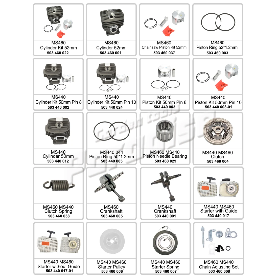 MS460 Chainsaw Crankcase Engine Housing for 046 Genuine Parts OEM No ...