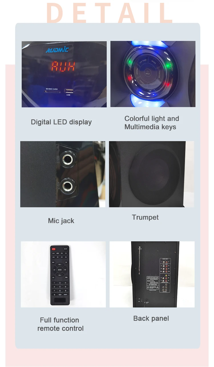 Wholesale Channel Home Theater Stereo System 5.1 Home Theatre System 5. ...