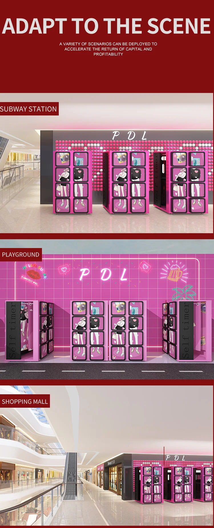 Hot Korea Street Shopping Mall Photo Booth/cheap Photo Booth/photo Booth Machine Instant Print ...