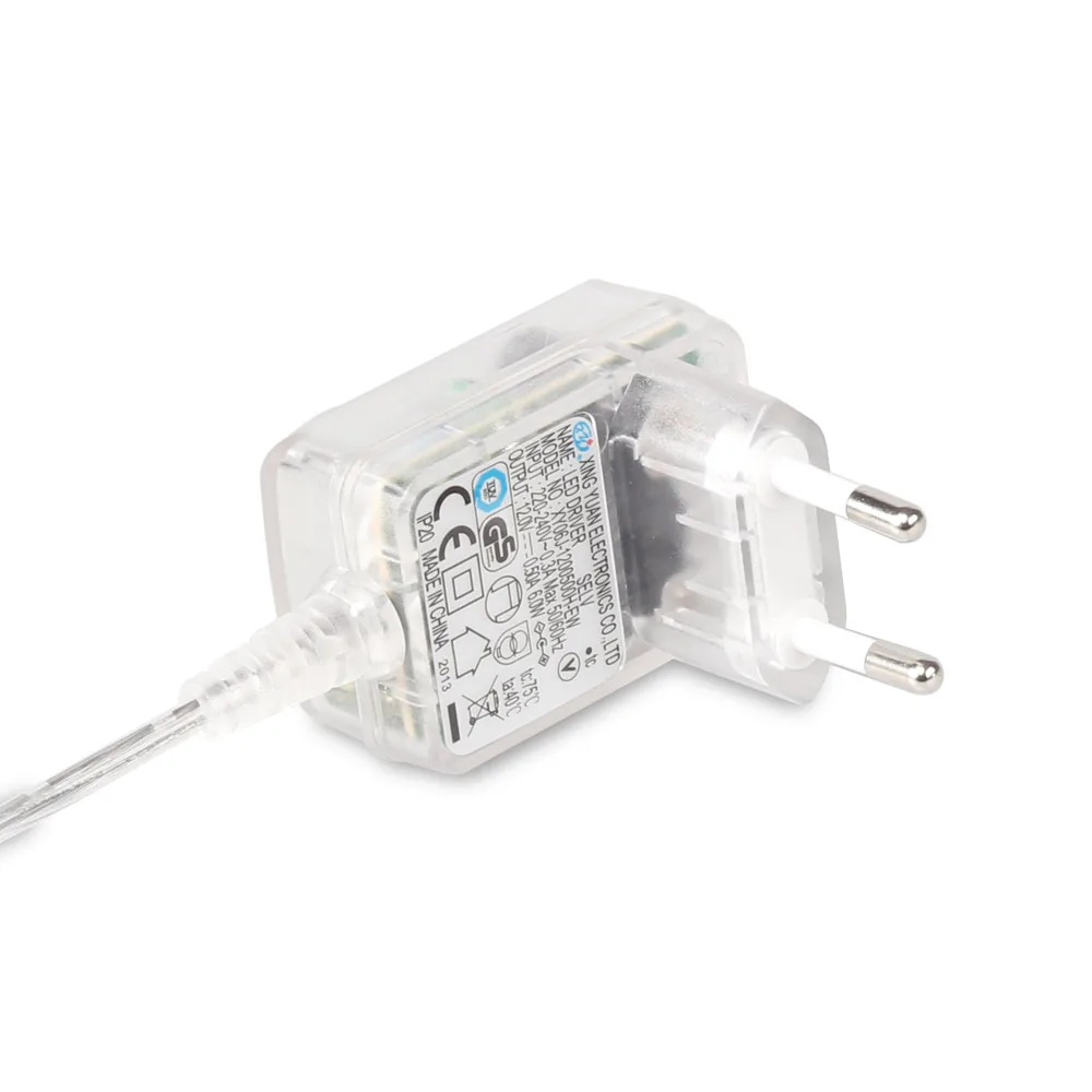 Transparent Black Wall Mounted Power Supply - 6W to 48W