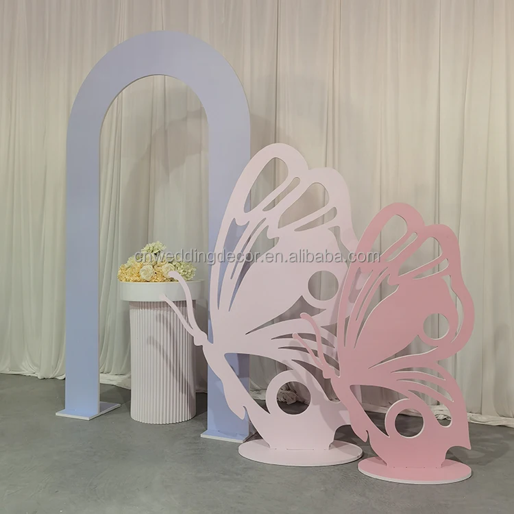 High Quality Acrylic Butterfly Backdrops Wedding Decoration Stand 3d ...