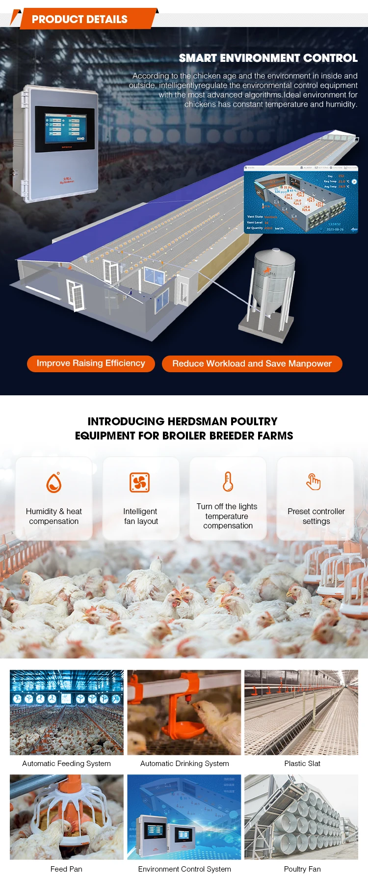 Low Cost Broiler Poultry Farm House Design Broiler Poultry Equipment ...