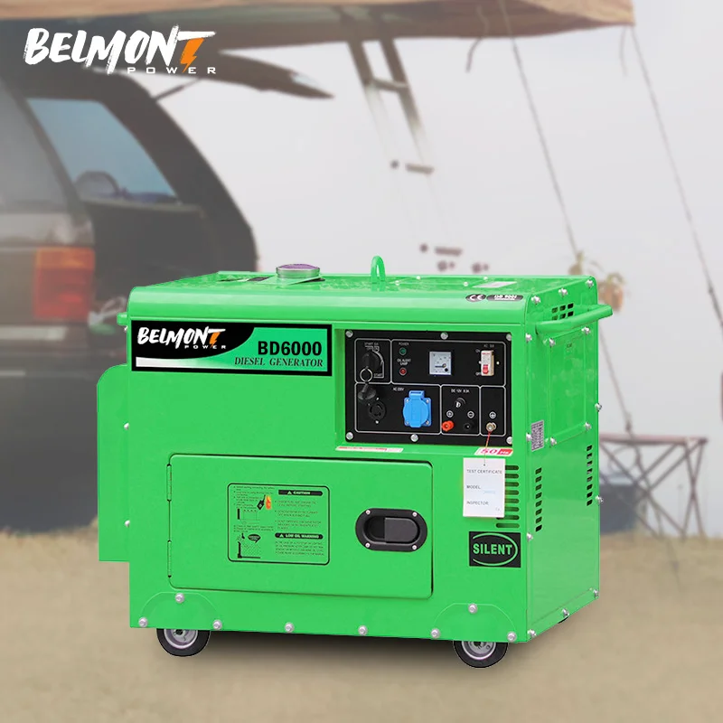 BD-6500 220V Diesel Inverter Generator - Silent & Portable