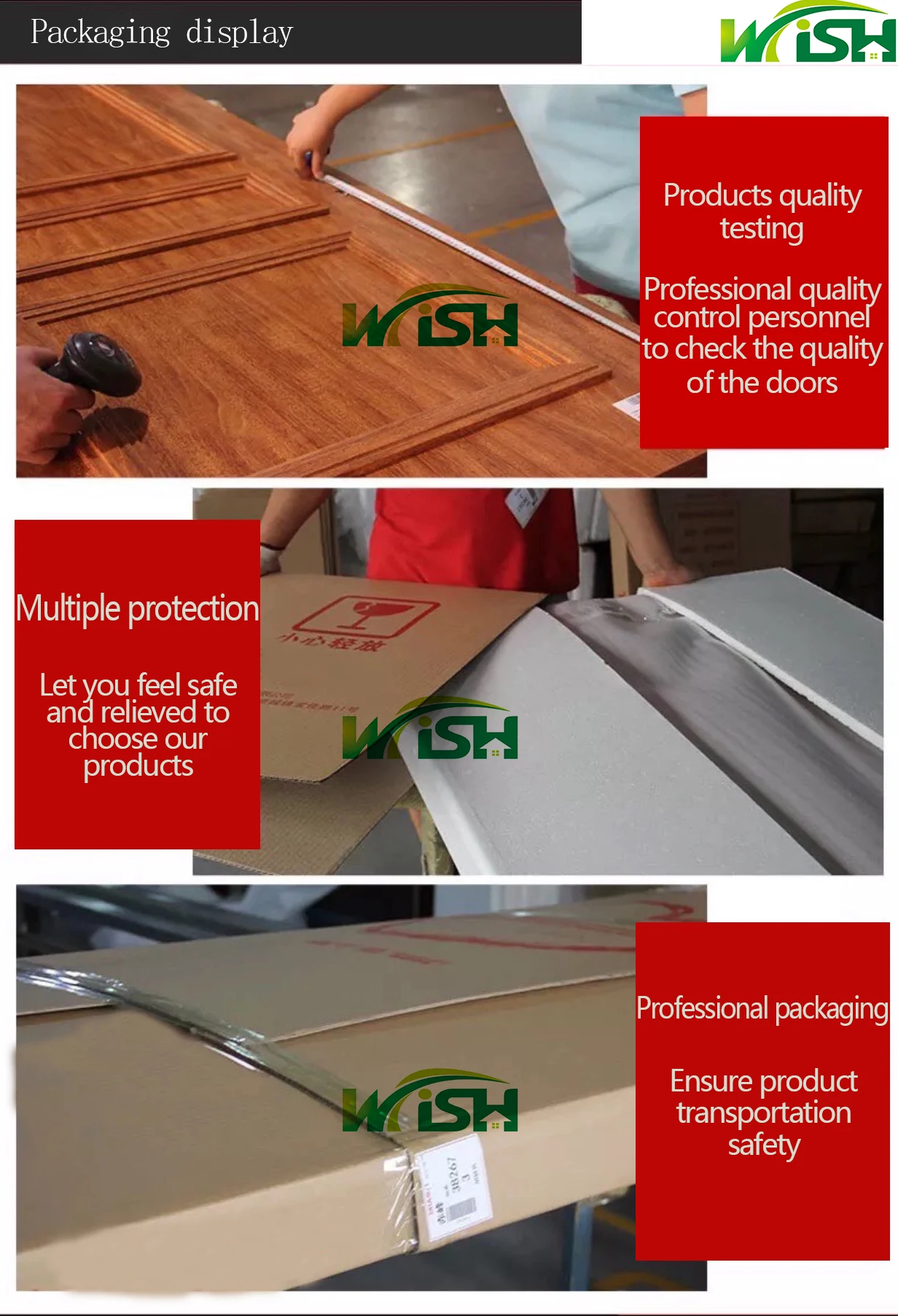 Modern Flush Design Metal Door Frame With Laminated Door Leaf Interior ...