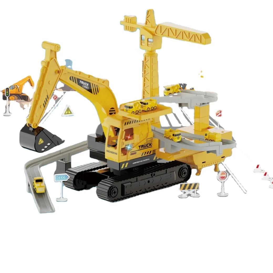 2024 New Self Assembly Engineering Tractor Children Assemble Truck ...