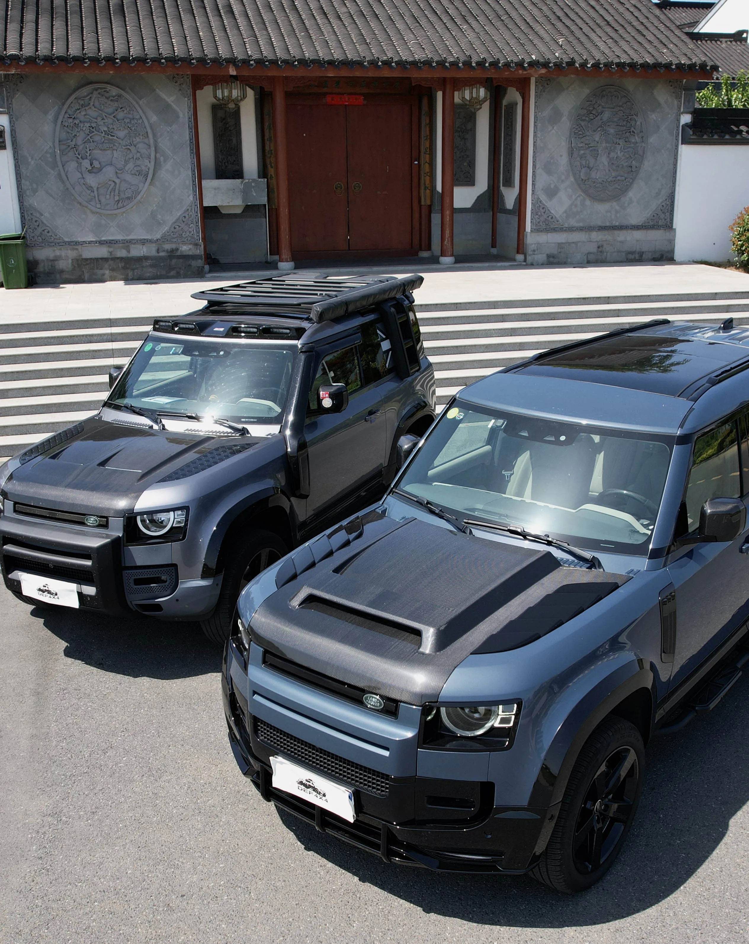 Def4x4 Upgrade Defender Auto Car Body Systems Bodykit Dry Carbon Fiber ...