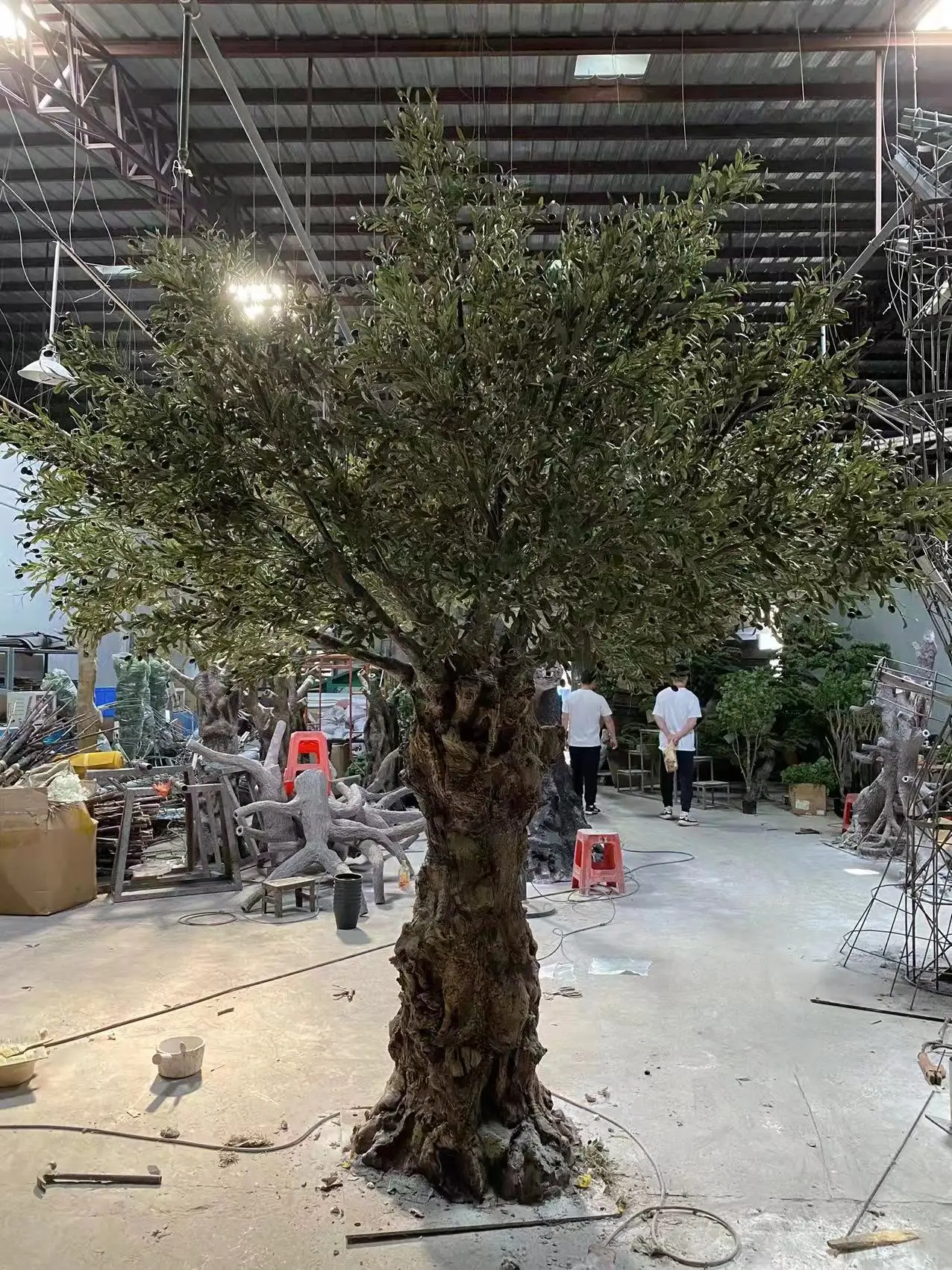 Customized Big Olive Tree - Realistic Fake Large Olive Tree