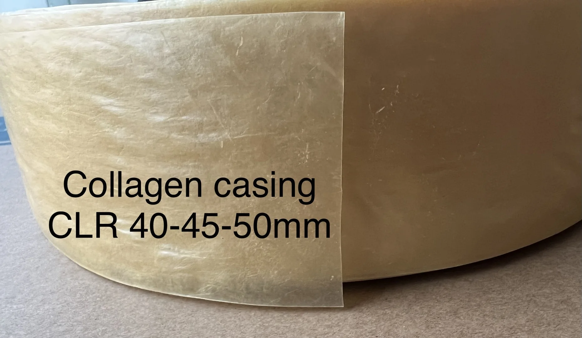 40mm 45mm 50mm Sausage Collagen Casings Edible Large Caliber,Good ...