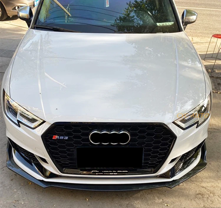 Car Front Bumper Lip Spoiler Front Splitter for Audi A3 A4 A5 A6 B8 B85 ...