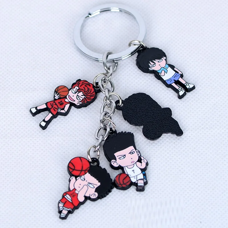 Japanese Anime Slam Dunk Keychain Cartoon Cute Cosplay Props Acrylic ...