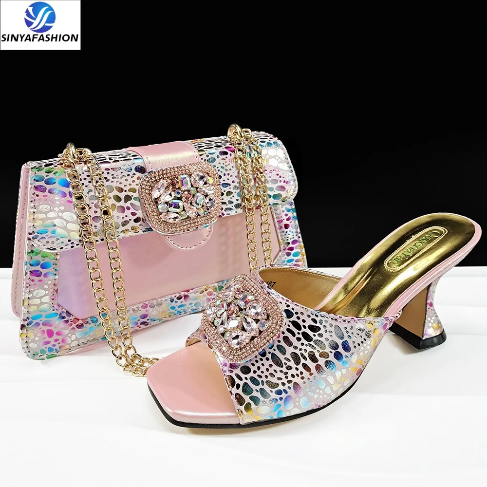 Alibaba.com: Sinya African Designer Italian High Heel Shoes and Bag Set ...