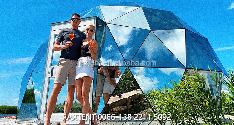 Glamping Igloo Glass Dome Tent for Resort with 360-degree Panorama View ...
