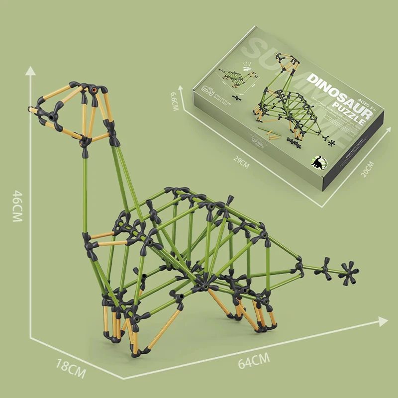 Diy Assembly Interlocking Plastic Straw Constructor Engineering Toys ...