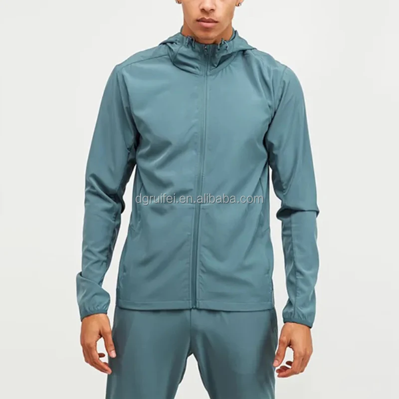 Wholesale Men’s Nylon Training Sweatsuit Zip up Jackets