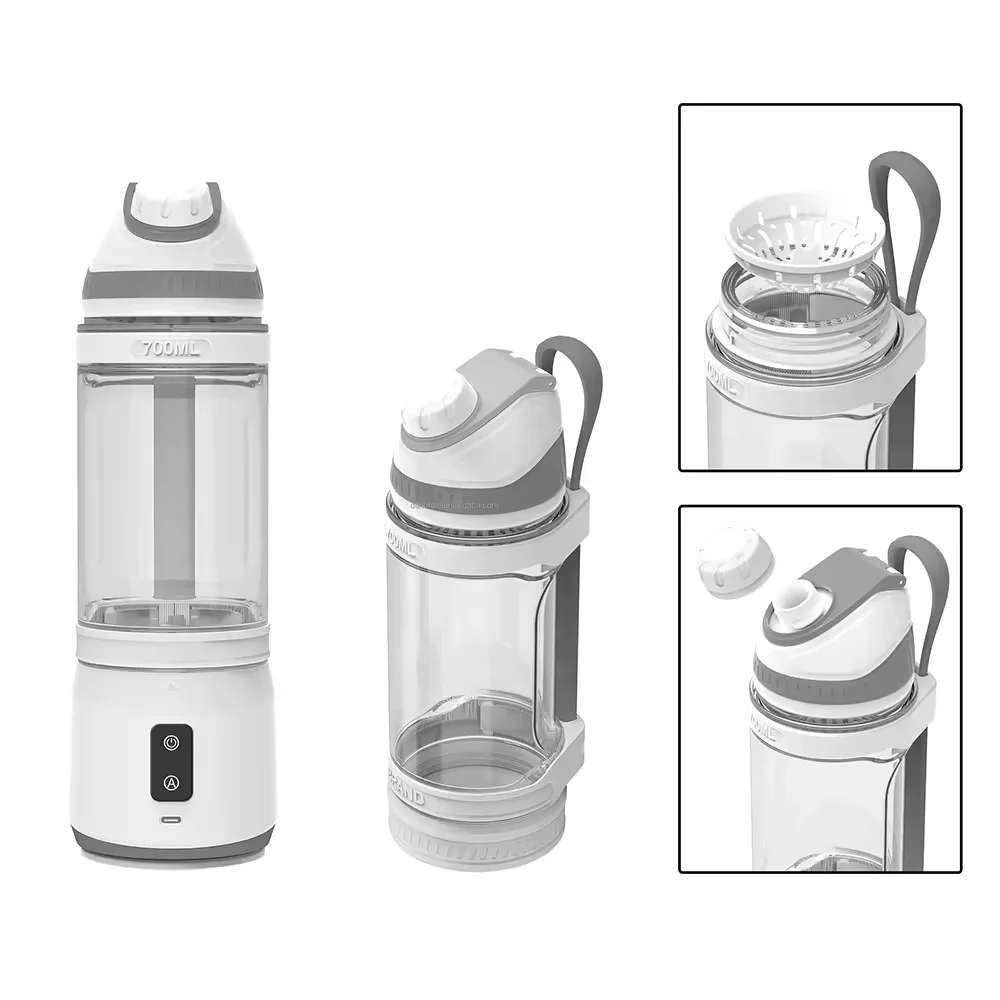 New Arrive 700ml Smoothie Blender Shaker Bottle Powerful Mini Fruit ...