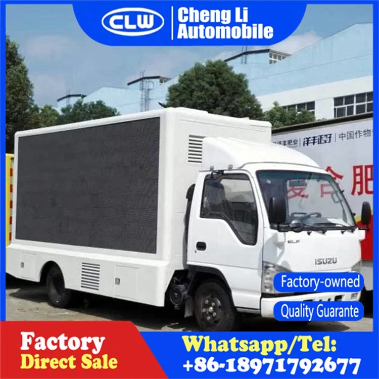Isuzu Led Display Box Truck Mobile Led Screen Billboard Truck ...