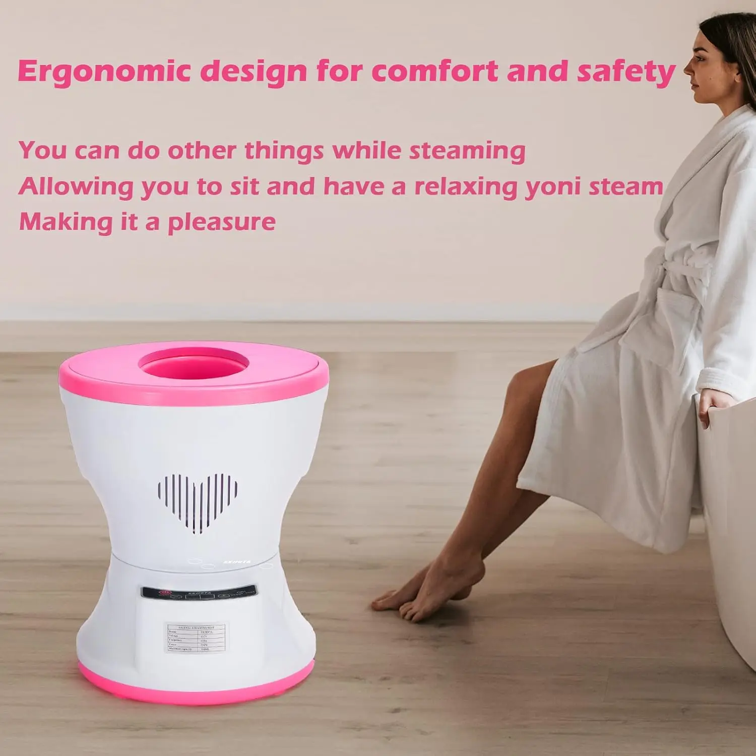 OEM Intimate Care Electric V Steaming Chair - Yoni Steam Seat