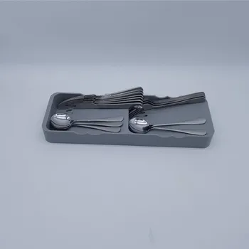 Kitchen Drawer Divider Cutlery Retractable Spoon Storage Box Organizer ...
