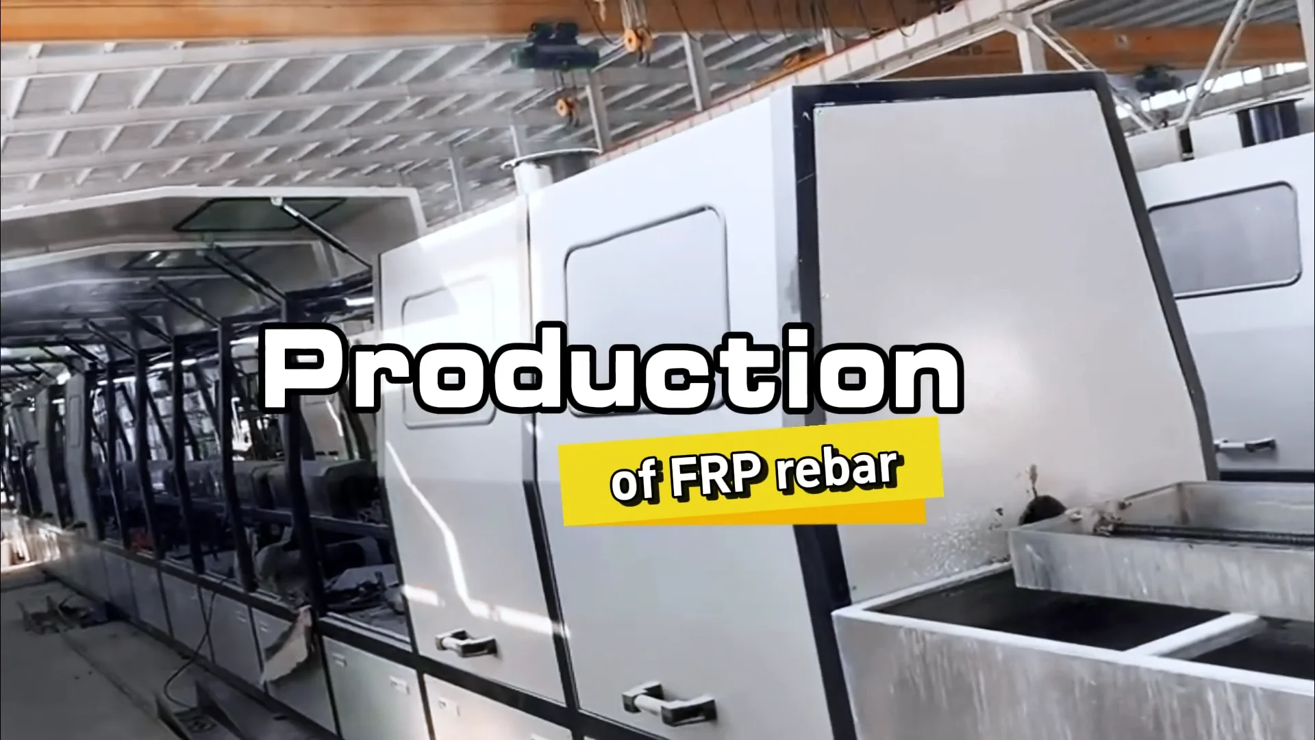 Su Technological Line For Fiberglass Rebar Manufacturing Gfrp Frp Rebar ...