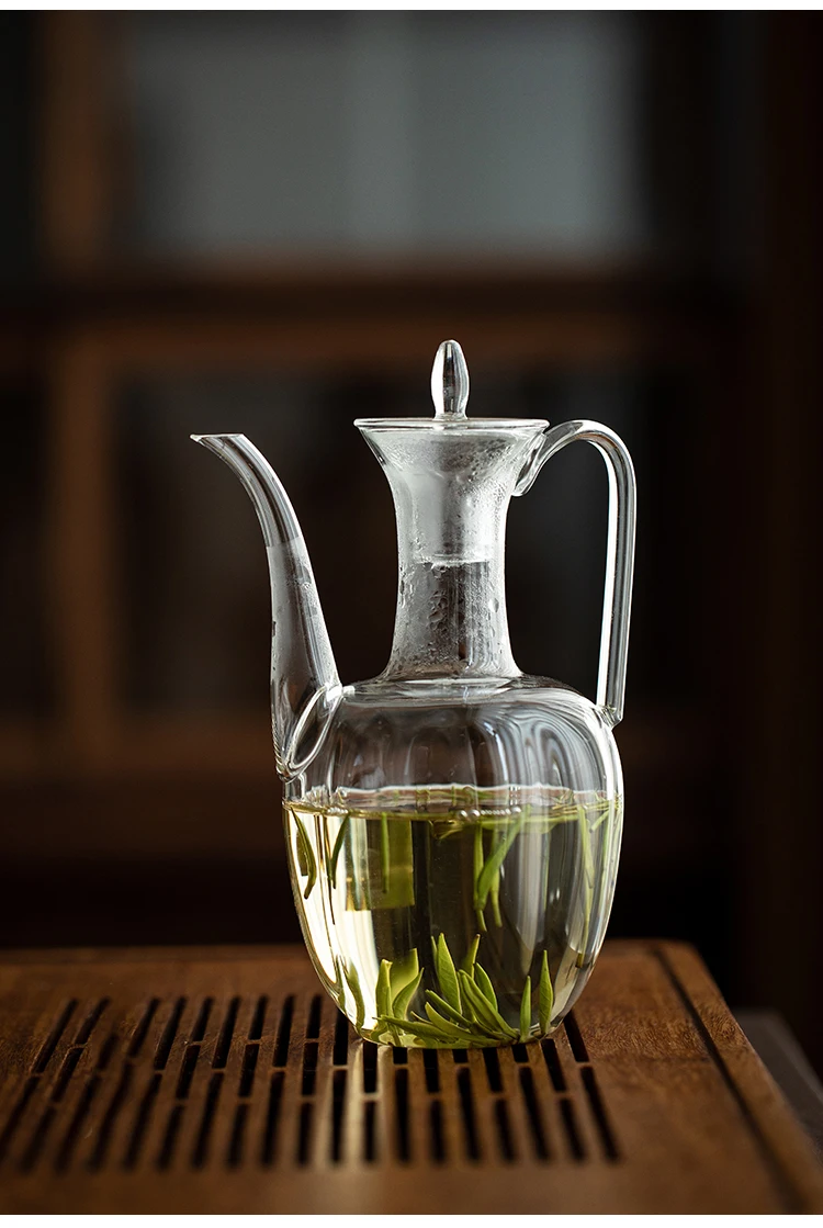 Retro High Borosilicate Glass Brewing Teapot - 500ML