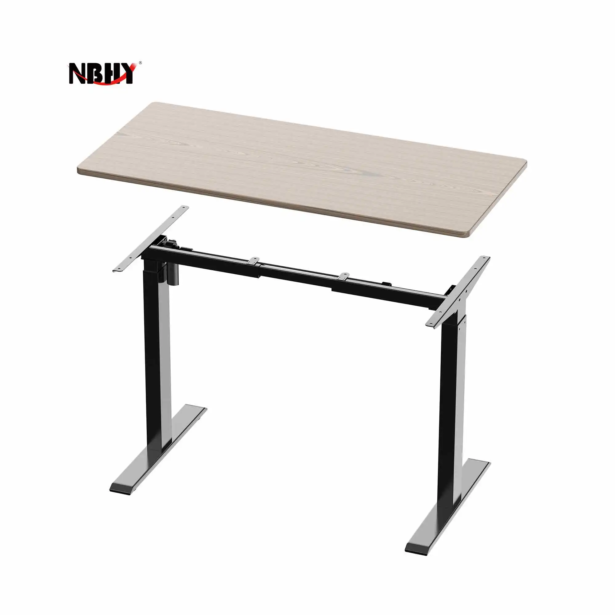 Electric Rising Adjustable Motion Desk Single Motor Cheap Modern Sit ...