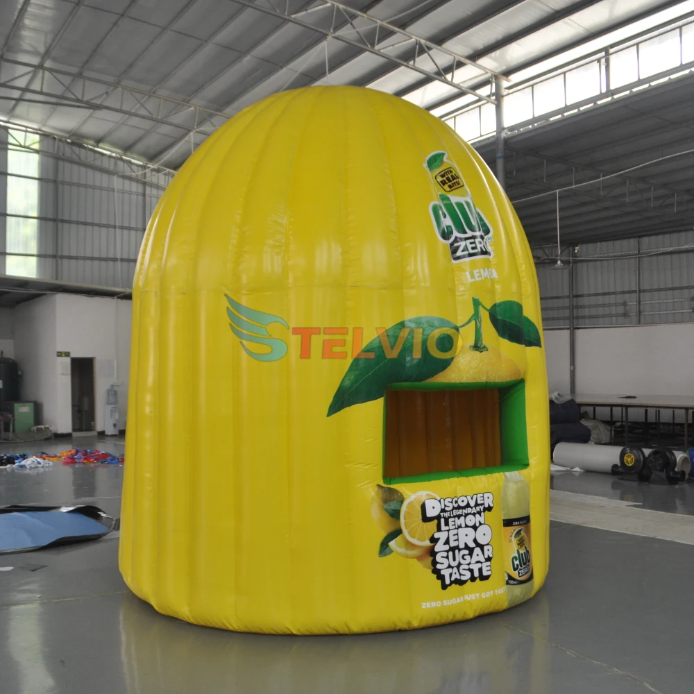 Portable Carnival Juice Food Drink Stall air Tent Mini Inflatable Lemon ...