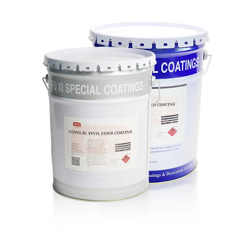 Novolac Glass Flake Paint - Acid & Abrasion Resistant Coating