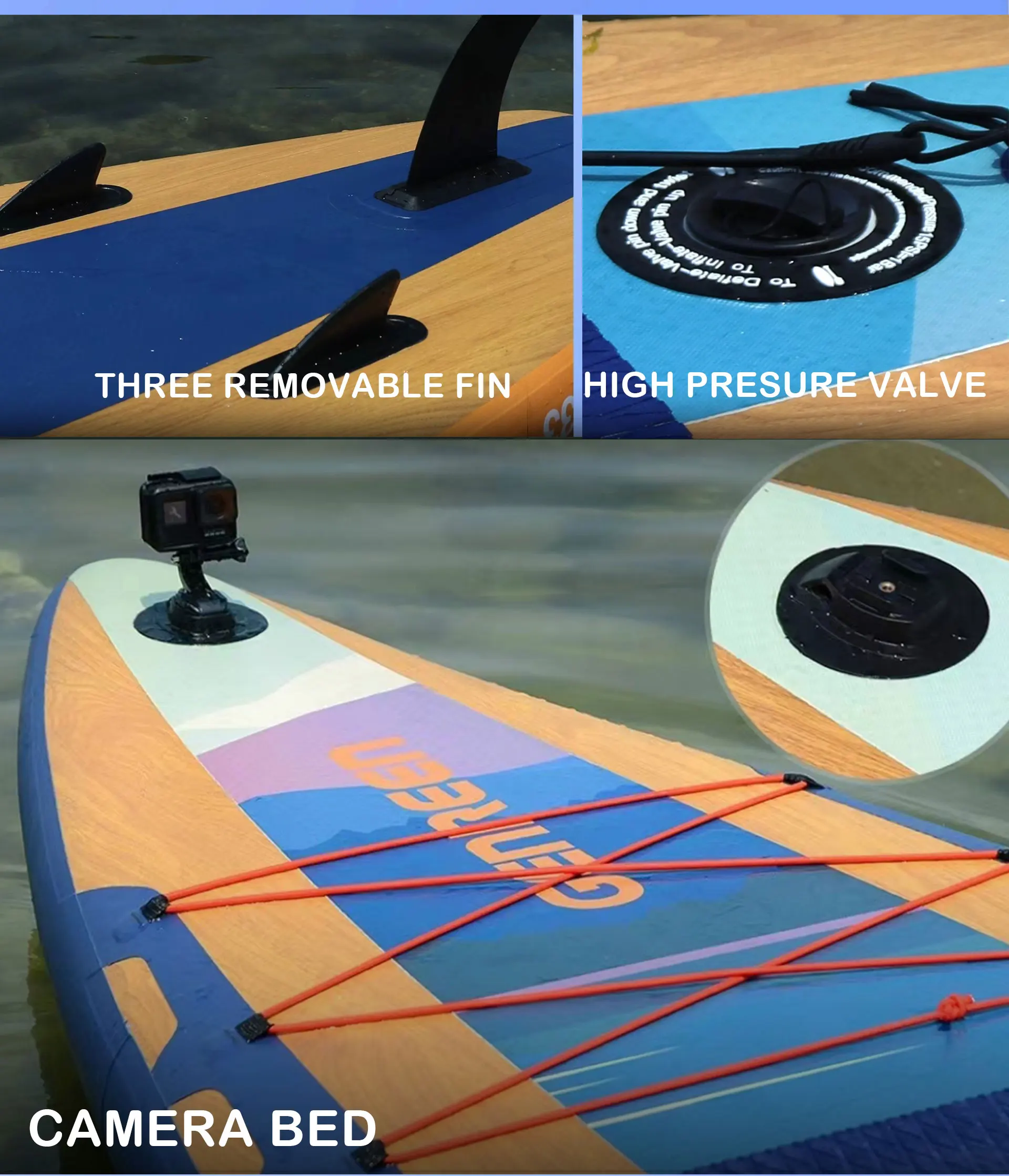 Genreen Oem Odm Isup Inflatable Paddle Board Surf Board 2023 New Design ...