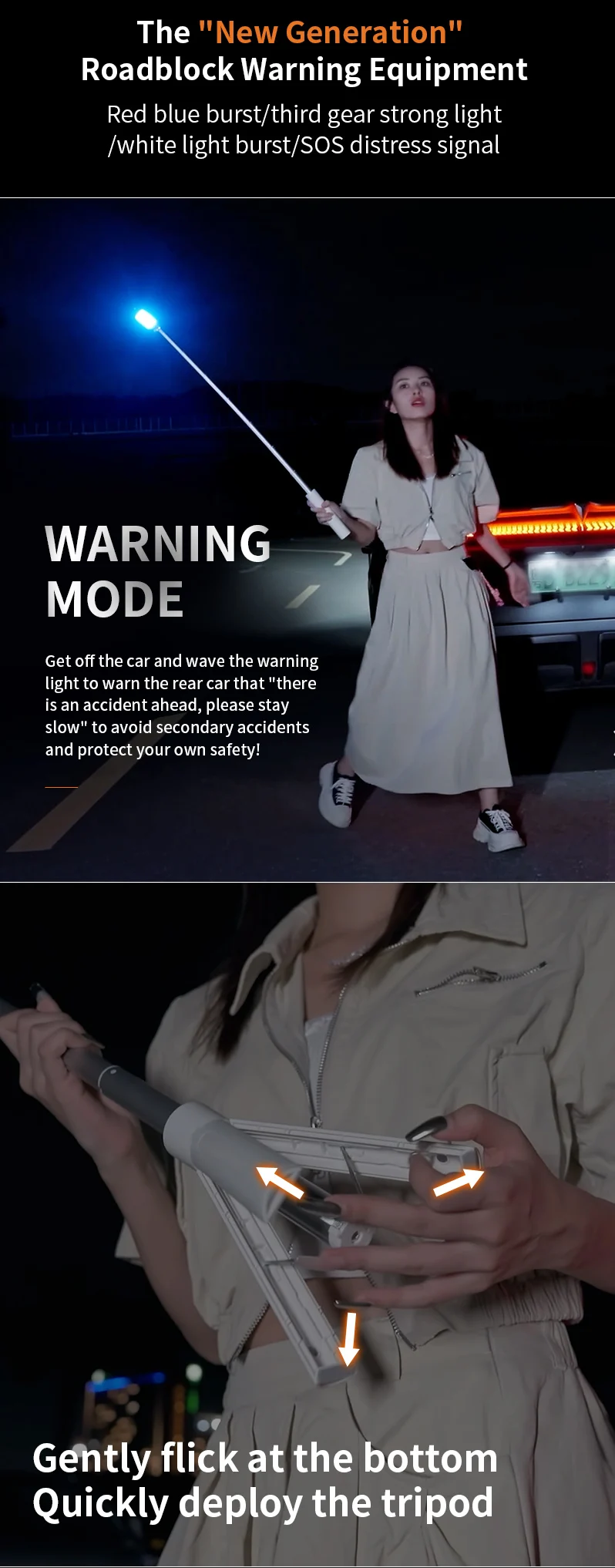 New Portable Multi-functional Window Breaker Sos Lamp With Led Light ...