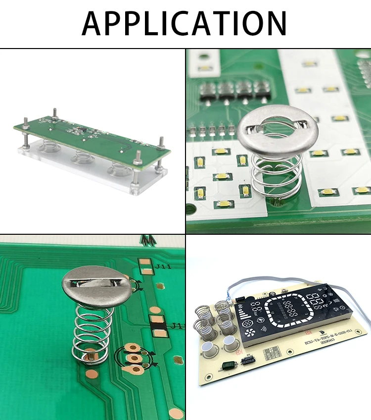 Finewe Custom Battery Pcb Mount Spring Compression Contacts