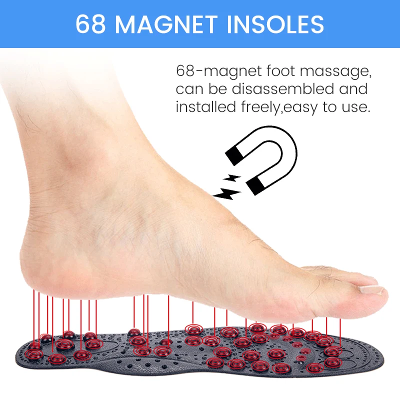 Moxa Magnets Foot Massage Injection Soles Magnetic Therapy Injection