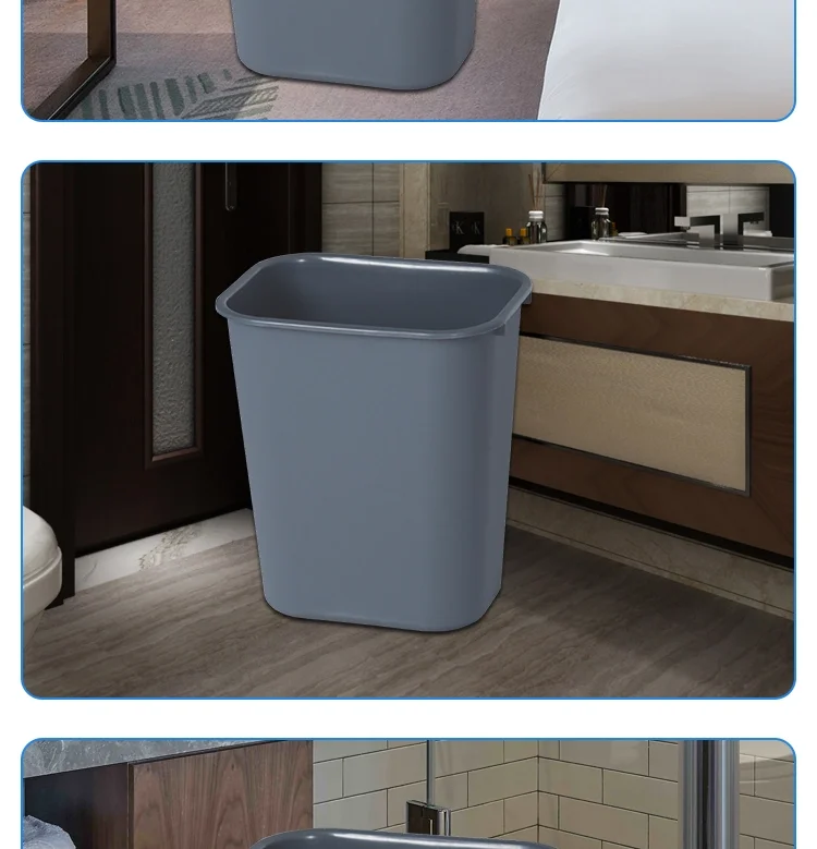 Discount 24l Plastic Waste Bins Indoor Trash Can Waste Bin Commerical ...