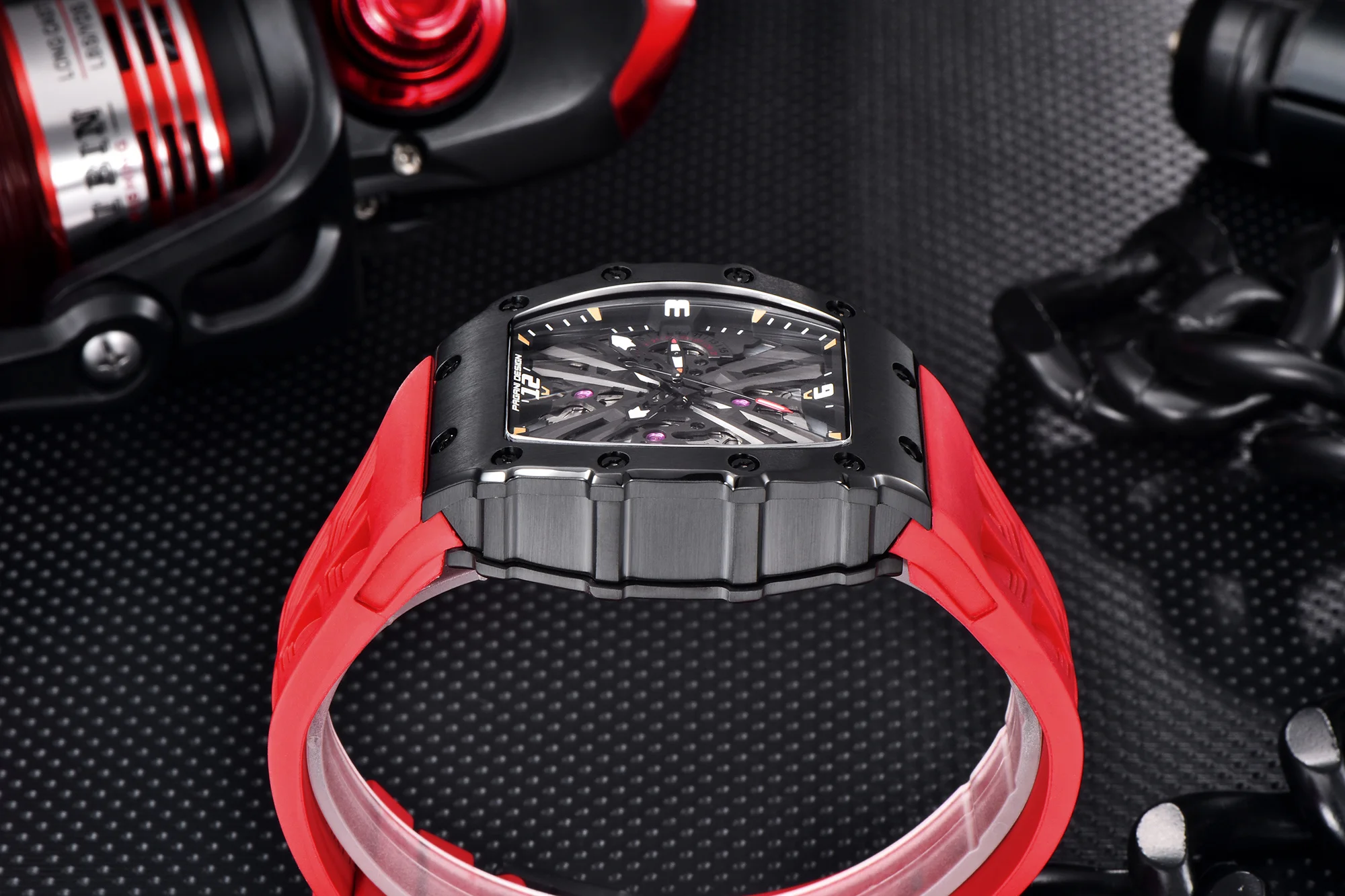 Pagani Design 1738 Hollow Barrel-shaped Mens Quartz Watches Vh65 Watch ...