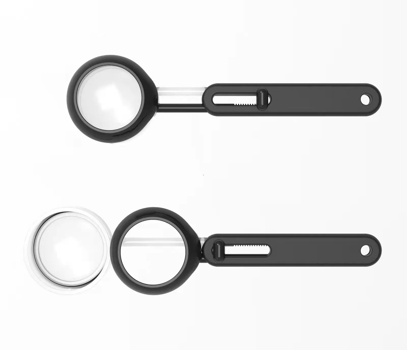Powder Adjustable Lever Measuring Spoon Tablespoon Leveling Measuring ...