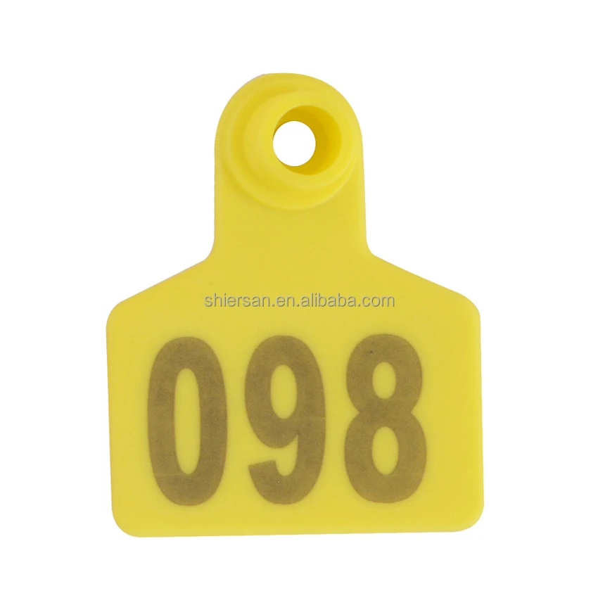 Pe Material Visual Number Identification Qr Code Reflective Ear Tag ...