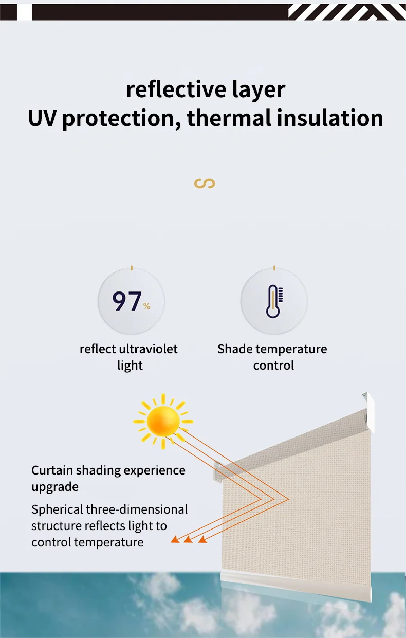 Motorized Outdoor Roller Blinds - Aluminum Sunshine Windows