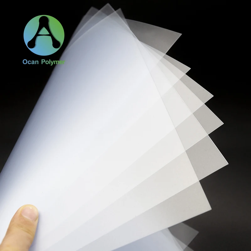 Printable Matte Transparent Pvc Sheet For Business Card - Buy Pvc Sheet ...