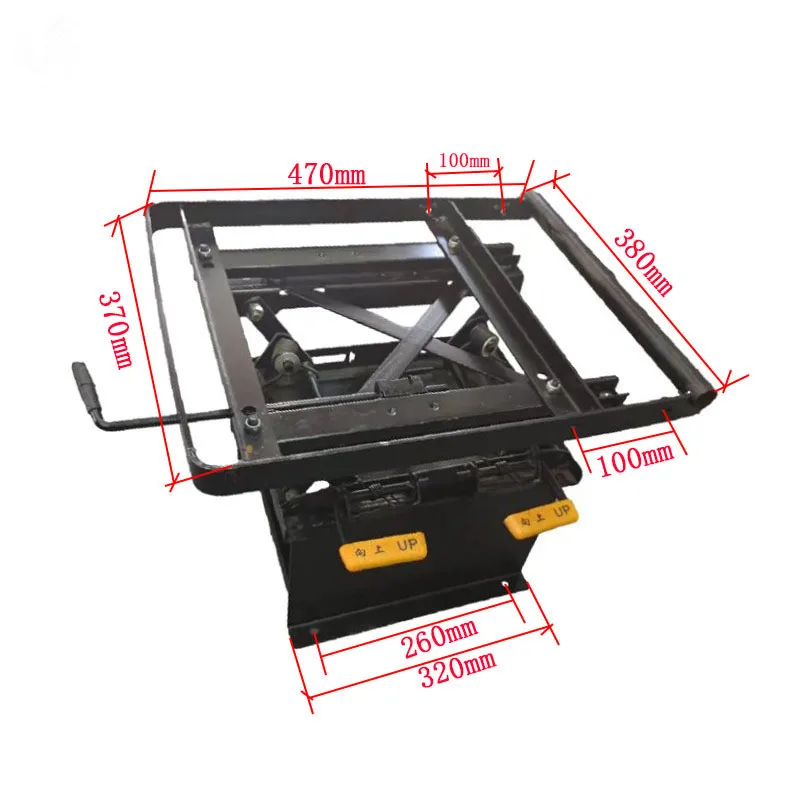 Seat Lifting Mechanism Height Riser/ Height Adjuster For Heavy Duty ...