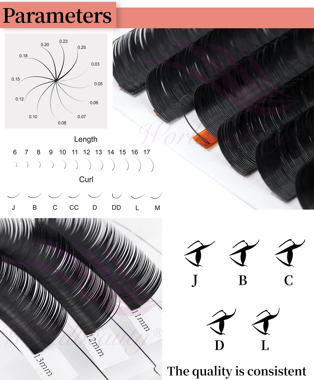 Natural Long Cashmere Full Volume Eyelash Extension 3d Mink Lashes ...