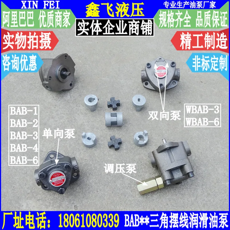 Bidirectional Triangular Cycloidal Lubricating Oil Pump BAB-1 BAB-2 BAB ...