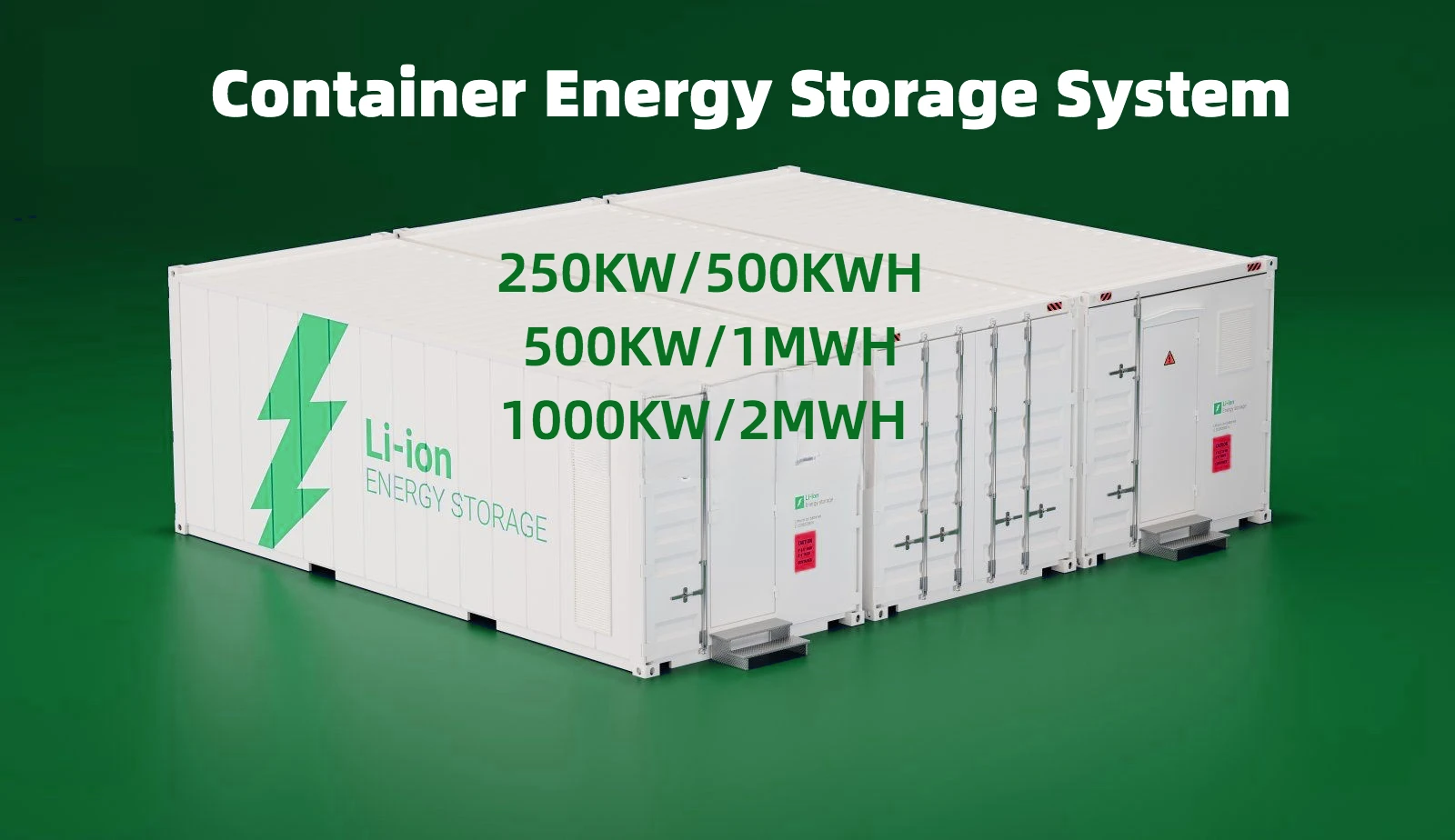 Customized Container Energy Storage System 500kwh 1mwh 2mwh Solar ...