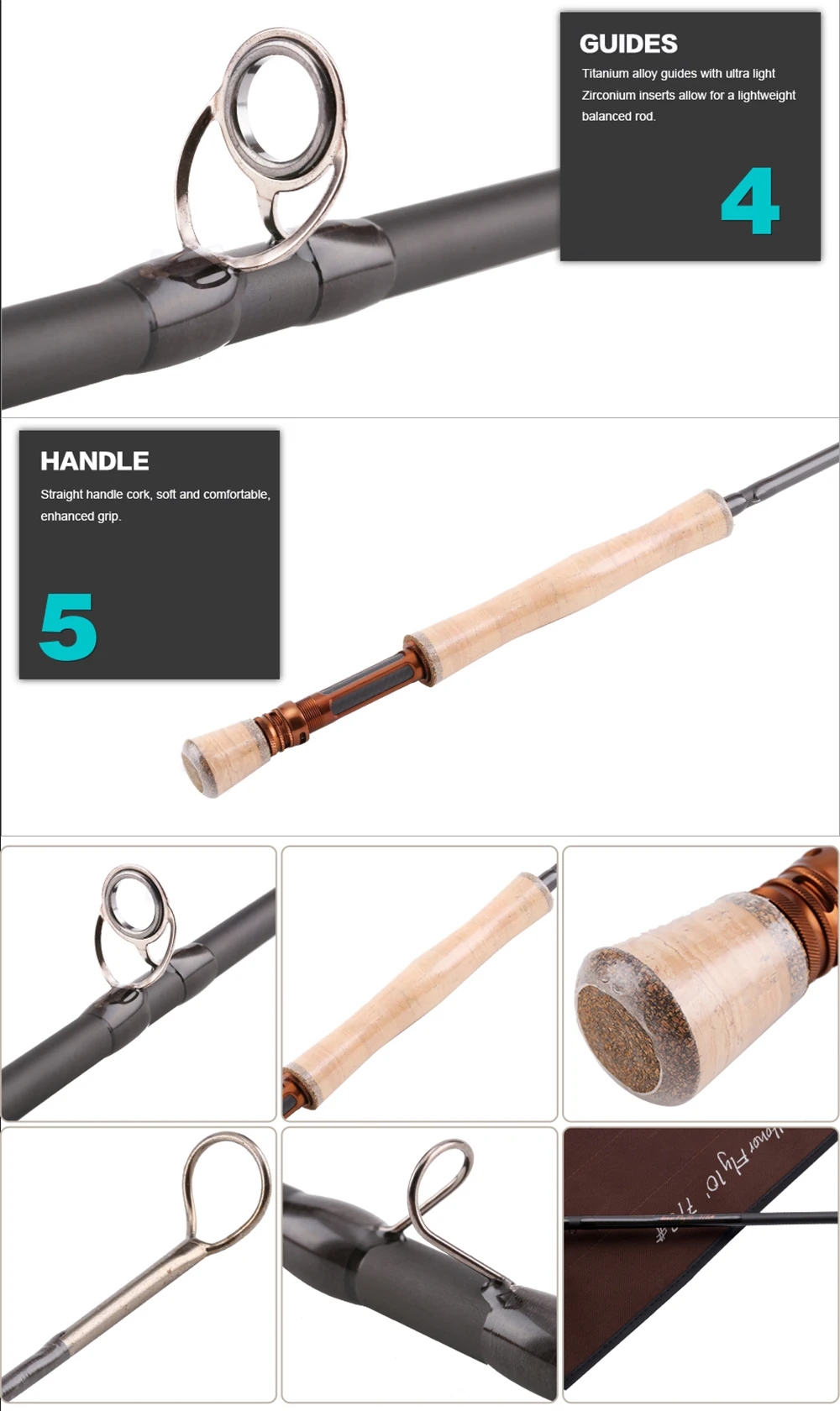 Newbility Fly Fishing Combo - Premium Toray Carbon Rods