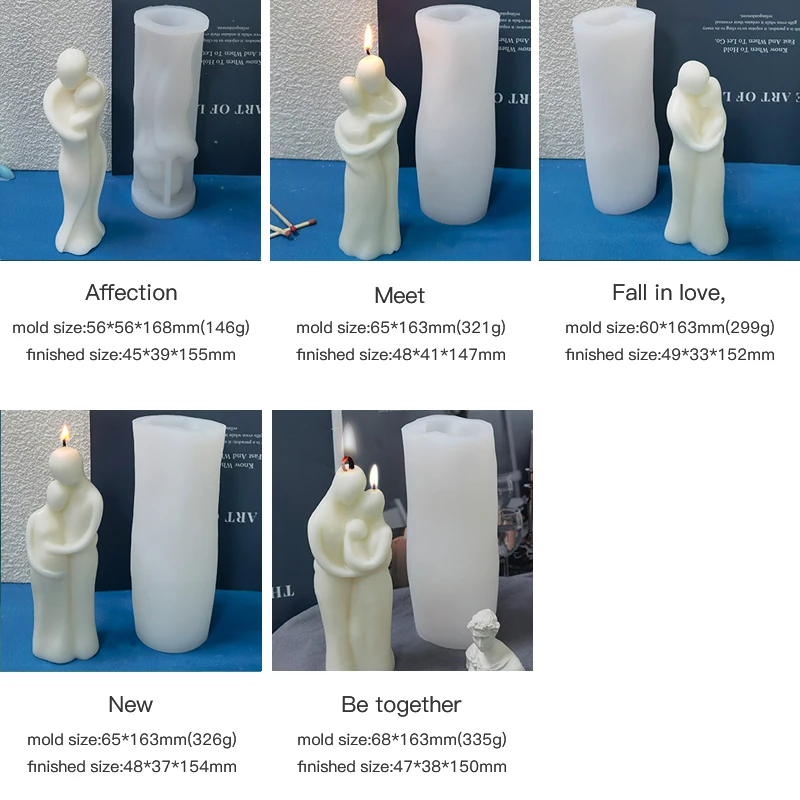 Wholesale Custom Easy To Clean And Demold Silicone Rubber Candle Mold ...