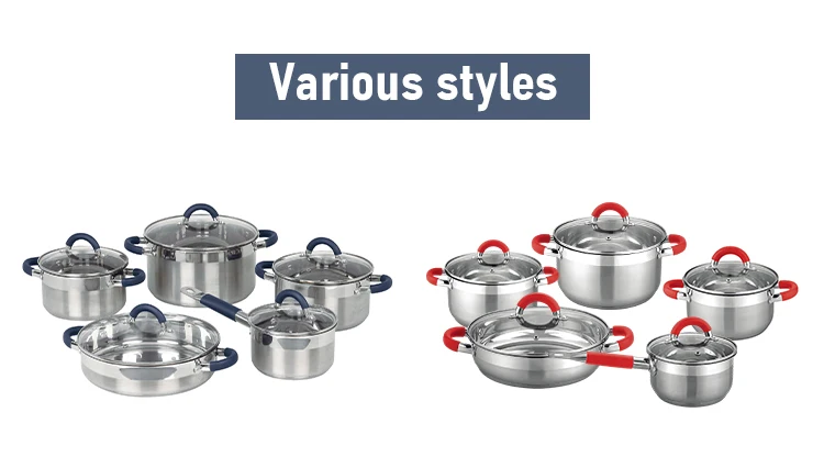 10 Pcs Cookware Set Kichen Ware Cooking Cookware Sets Stainless Steel ...