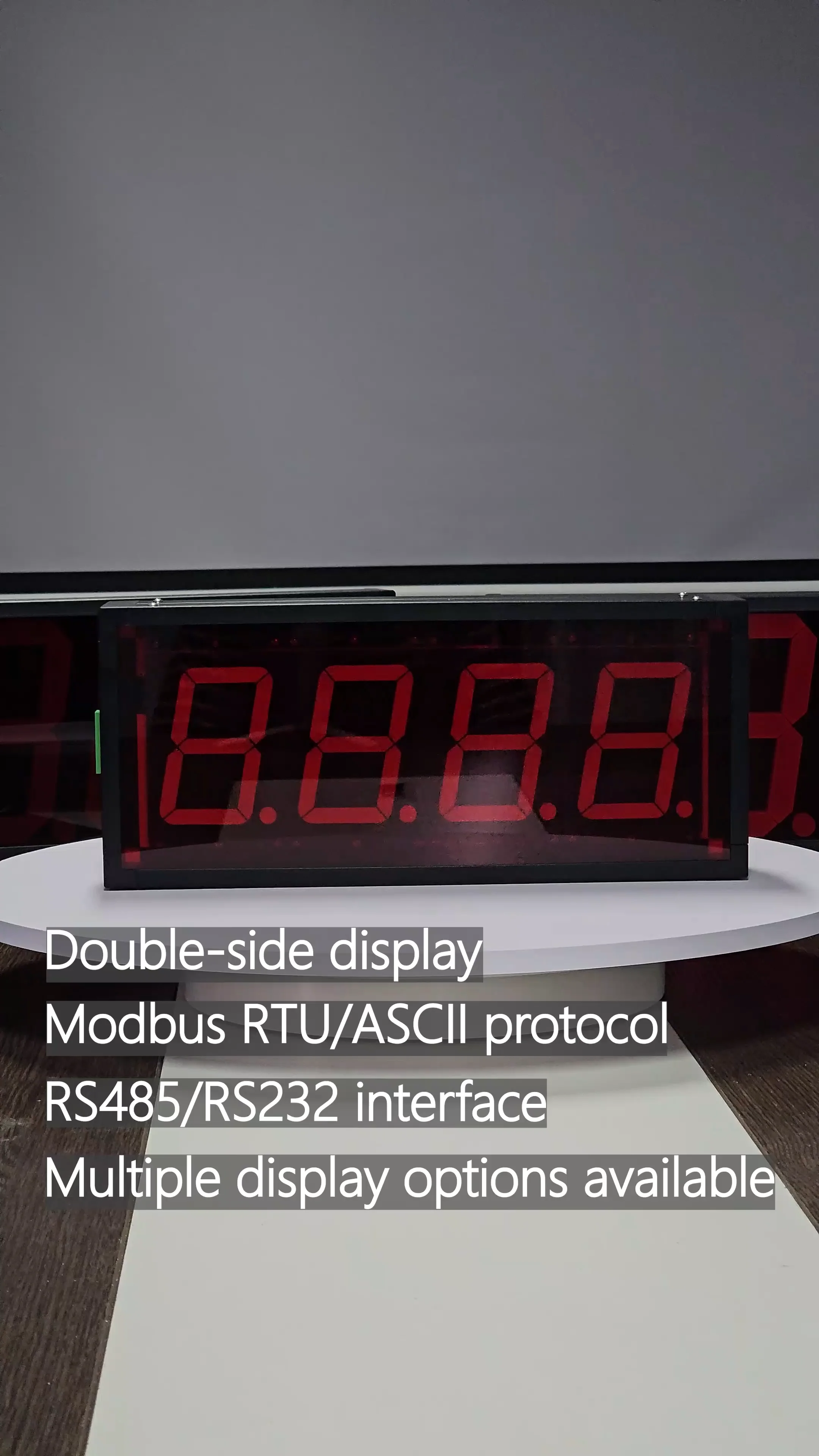 0~10v 4~20ma Analog Signal Input Modbus Protocol Rs485 Rs232 Ttl Interface Digital Segment 1000